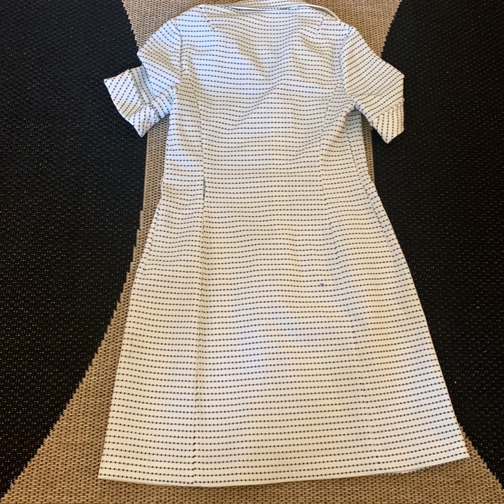 Vintage Mod Edith Flagg Mod Black & White Dress 60s - Gem